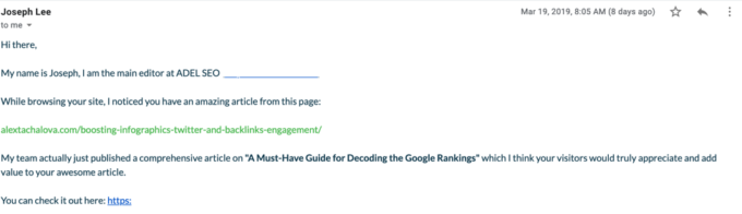 Getting to Links: 5 Tips for Successful Email Outreach