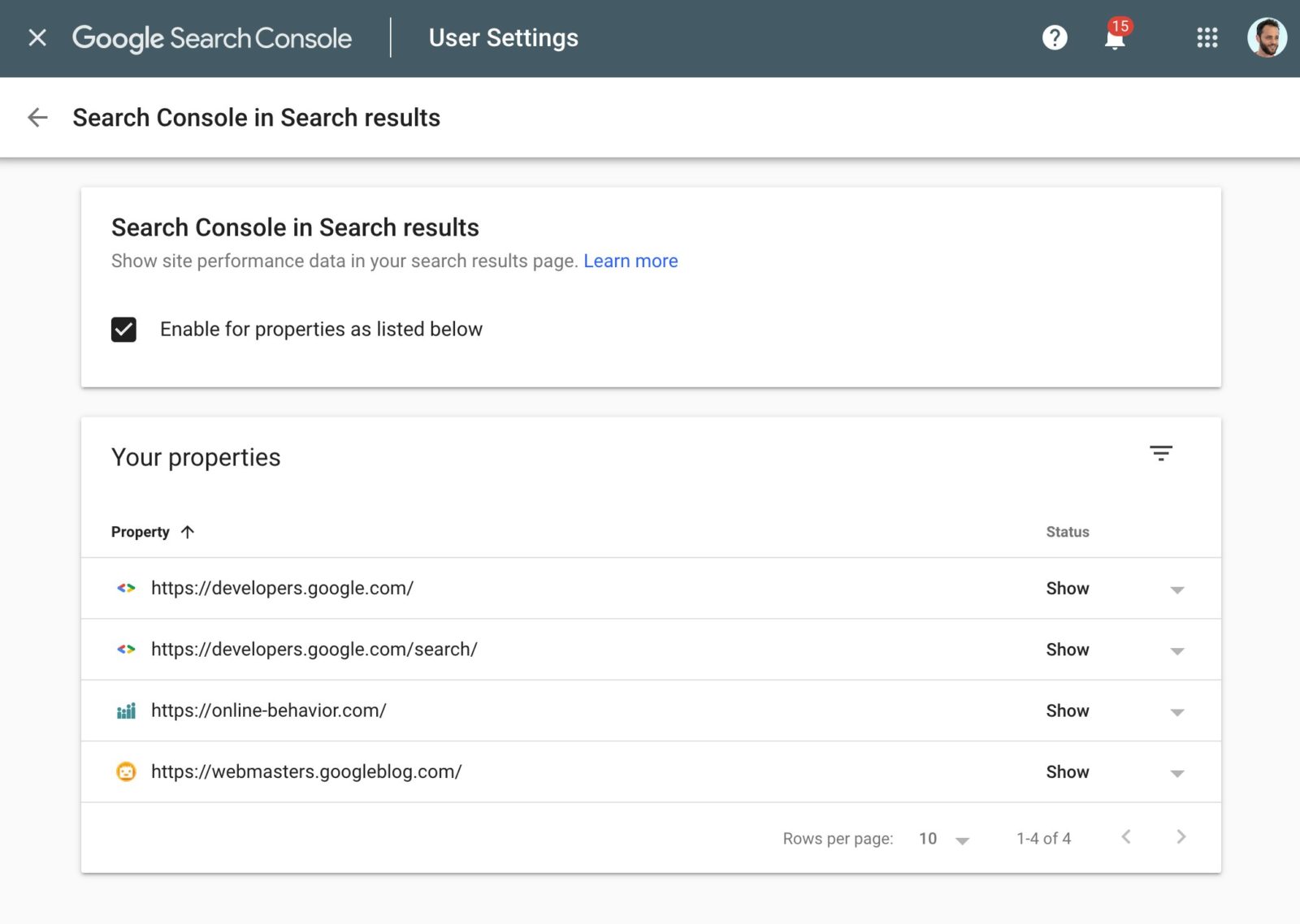 Google Search Console Updates: More Control Over Data & Email Notifications