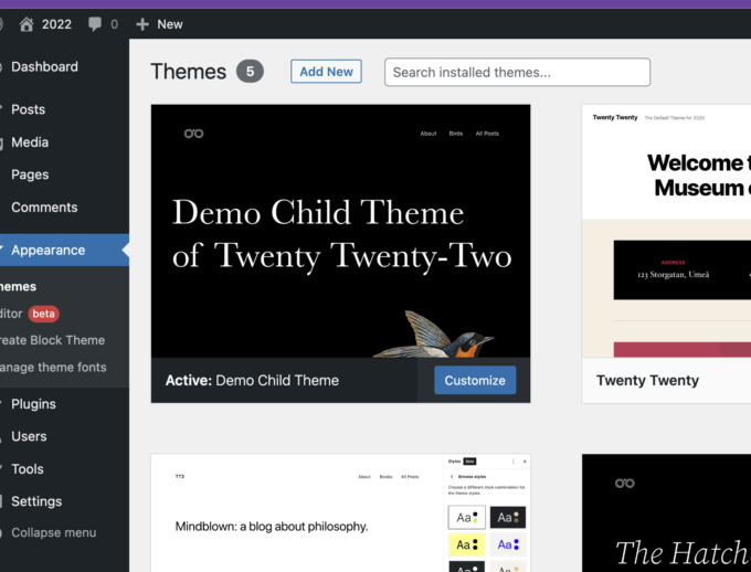 WordPress & Full Site Editing: How To Create A Child Theme & Block Theme
