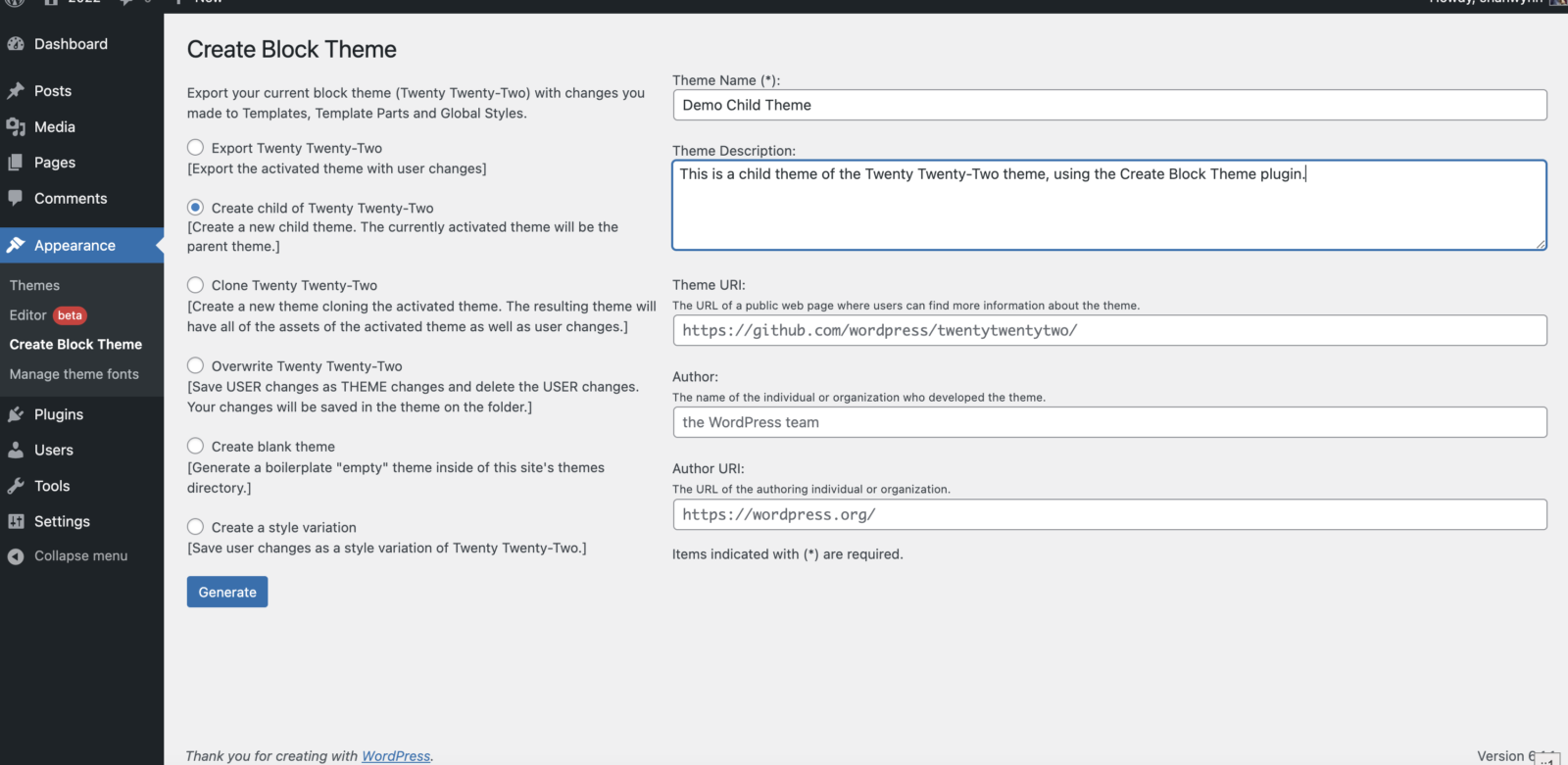 WordPress & Full Site Editing: How To Create A Child Theme & Block Theme