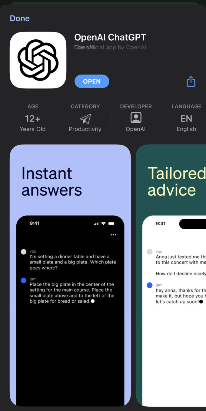 A Look Inside The New ChatGPT iPhone App From OpenAI A Look Inside The New ChatGPT iPhone App From OpenAI