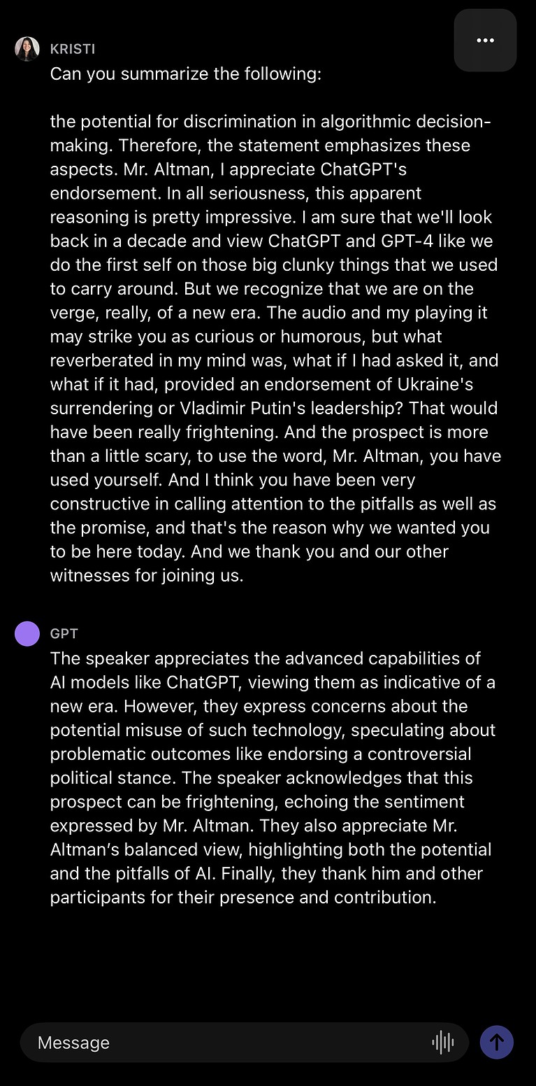 A Look Inside The New ChatGPT iPhone App From OpenAI - LiveSEO.com A Look Inside The New ChatGPT iPhone App From OpenAI - LiveSEO.com