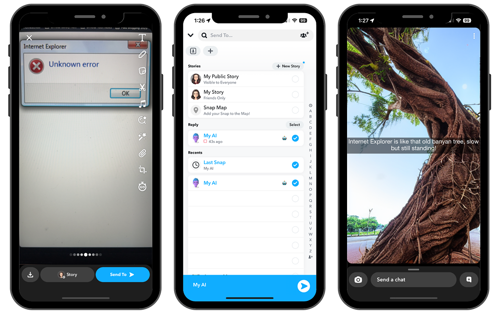 Snapchat My AI Snaps: envíe fotos y reciba imágenes generadas por IA – Pepe Navalon