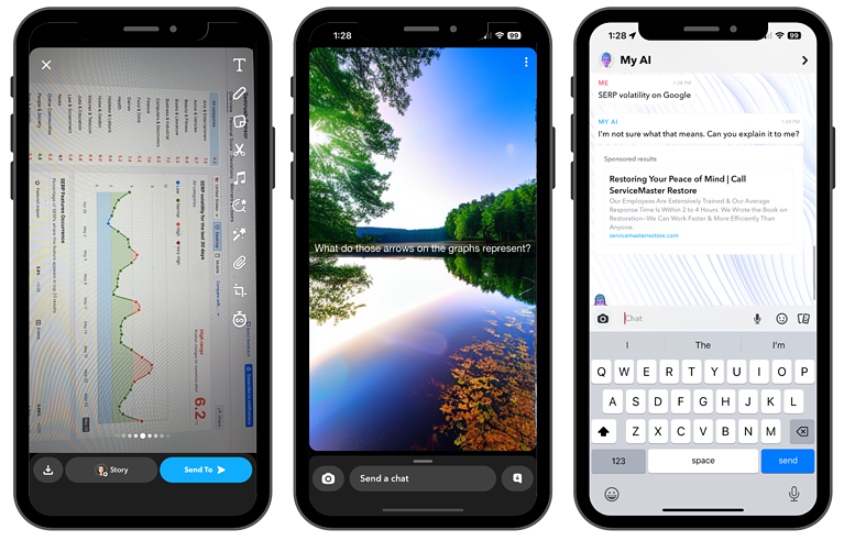 Snapchat My AI Snaps: Send Photos, Receive AI-Generated Images Snapchat My AI Snaps: Send Photos, Receive AI-Generated Images