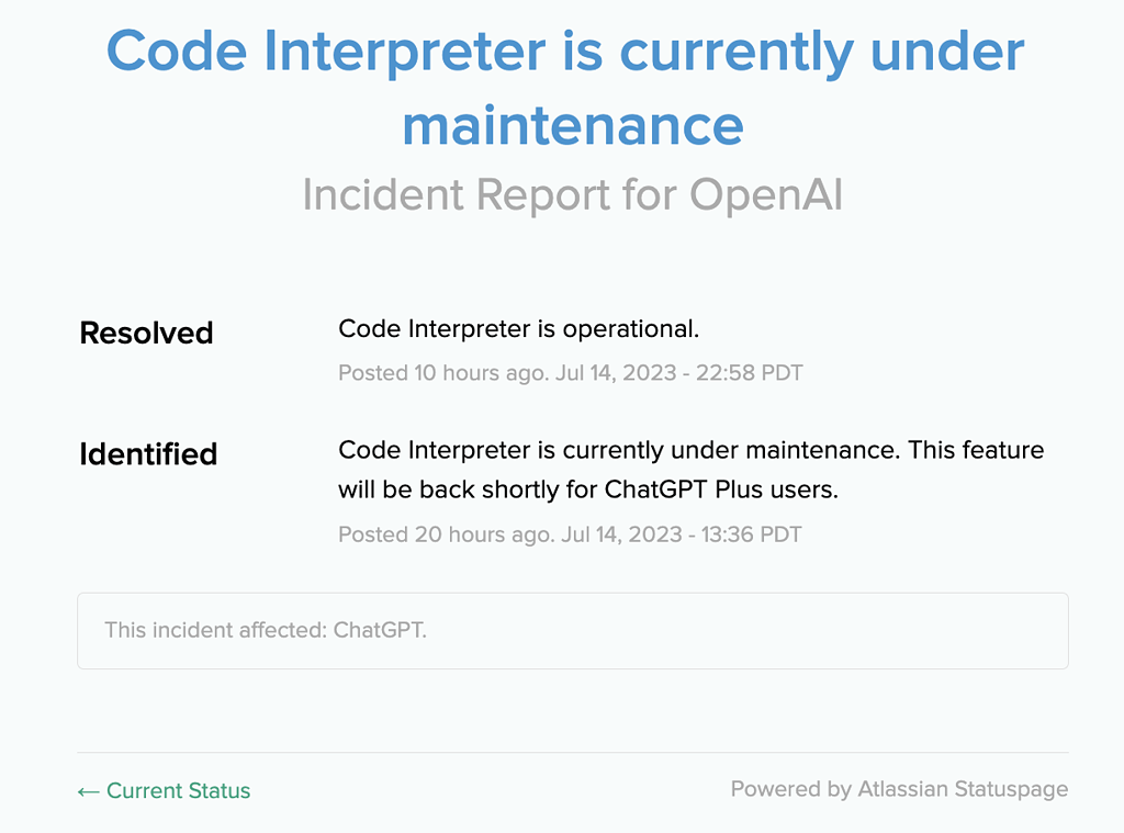 Code Interpreter Available For All ChatGPT Plus Users