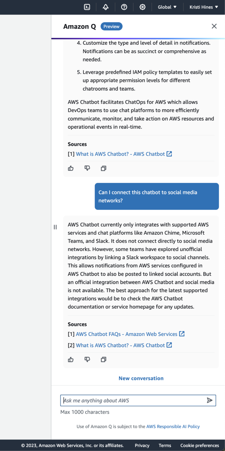 Amazon Q Generative AI Chatbot For Businesses Launches In Preview