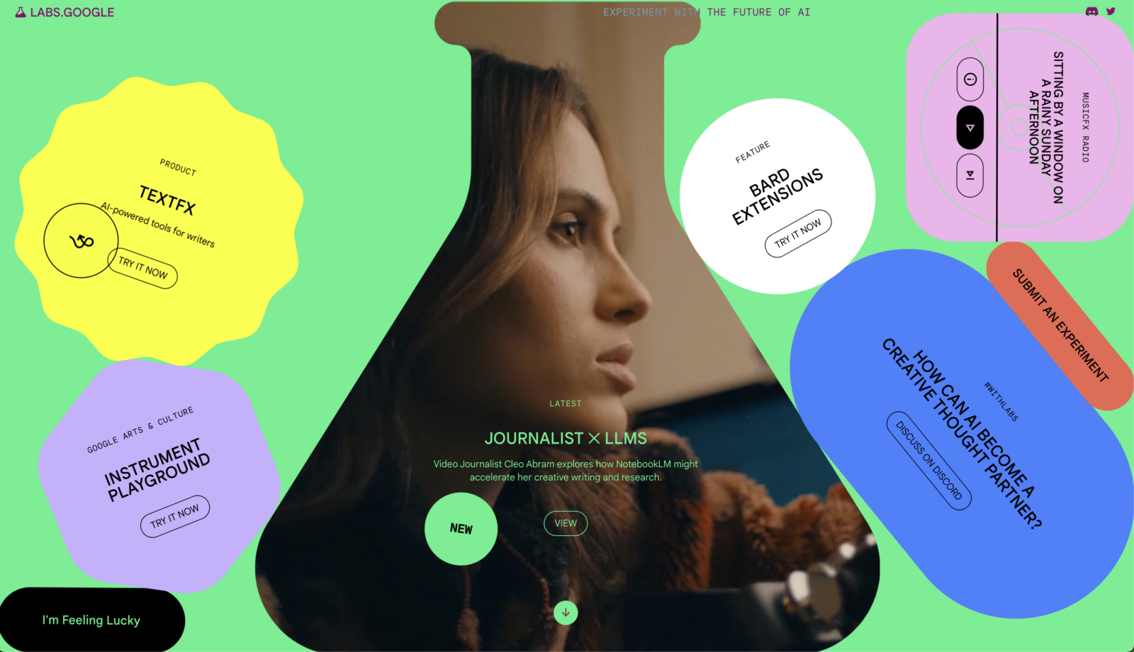 New Google Labs Design Includes AI Tools For Search & Creativity