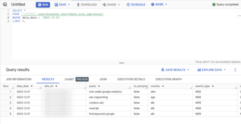 Get Started With GSC Queries In BigQuery