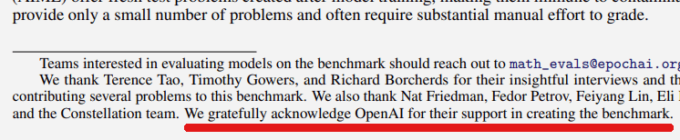Openai Secretly Funded Benchmarking Dataset Linked To O3 Model